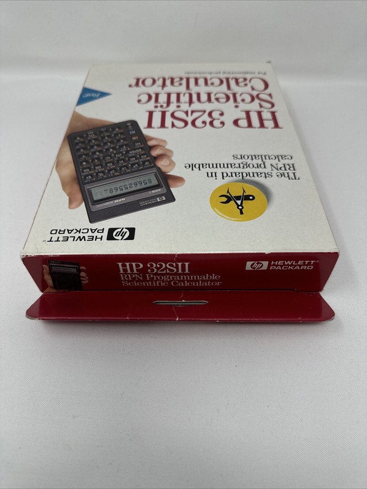 Hewlett Packard HP 32SII RPN Scientific Calculator-Excellent-Box, Case ...