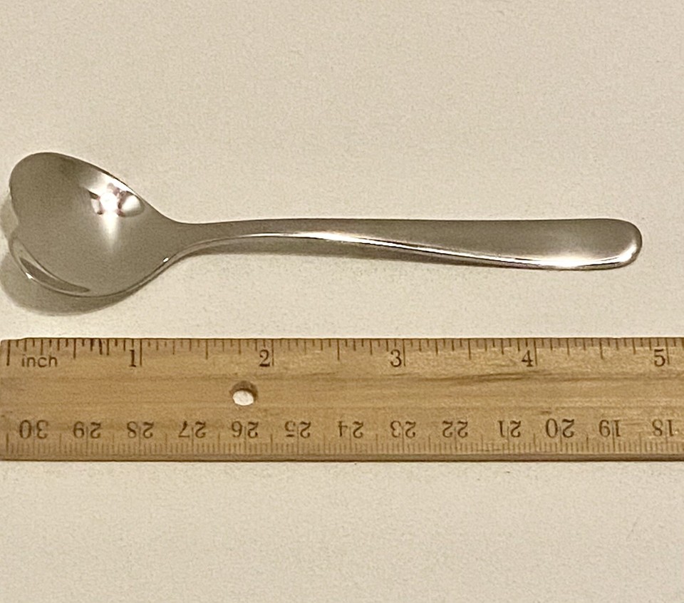 ALESSI For Delta Airlines 5” Heart Shaped Spoon (1) GREAT FOR VALENTINE ...