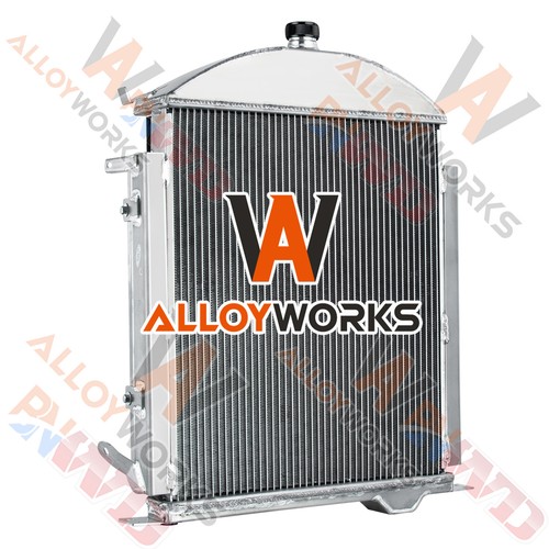 Aluminum 4 Row Radiator For 1928-1929 Ford Model A SERIES Heavy Duty 3 ...