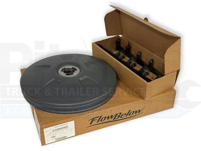 Flow Below Aero Wheel Cover Set, 4 Gray 22.5 Adjustable Aerodynamic ...