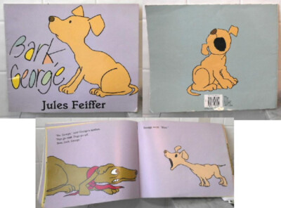 Bark, George By Jules Feiffer Scholastic Tradecloth 2000 ISBN ...