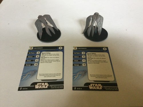2 x Shyrack large Star Wars Miniatures +Card | eBay