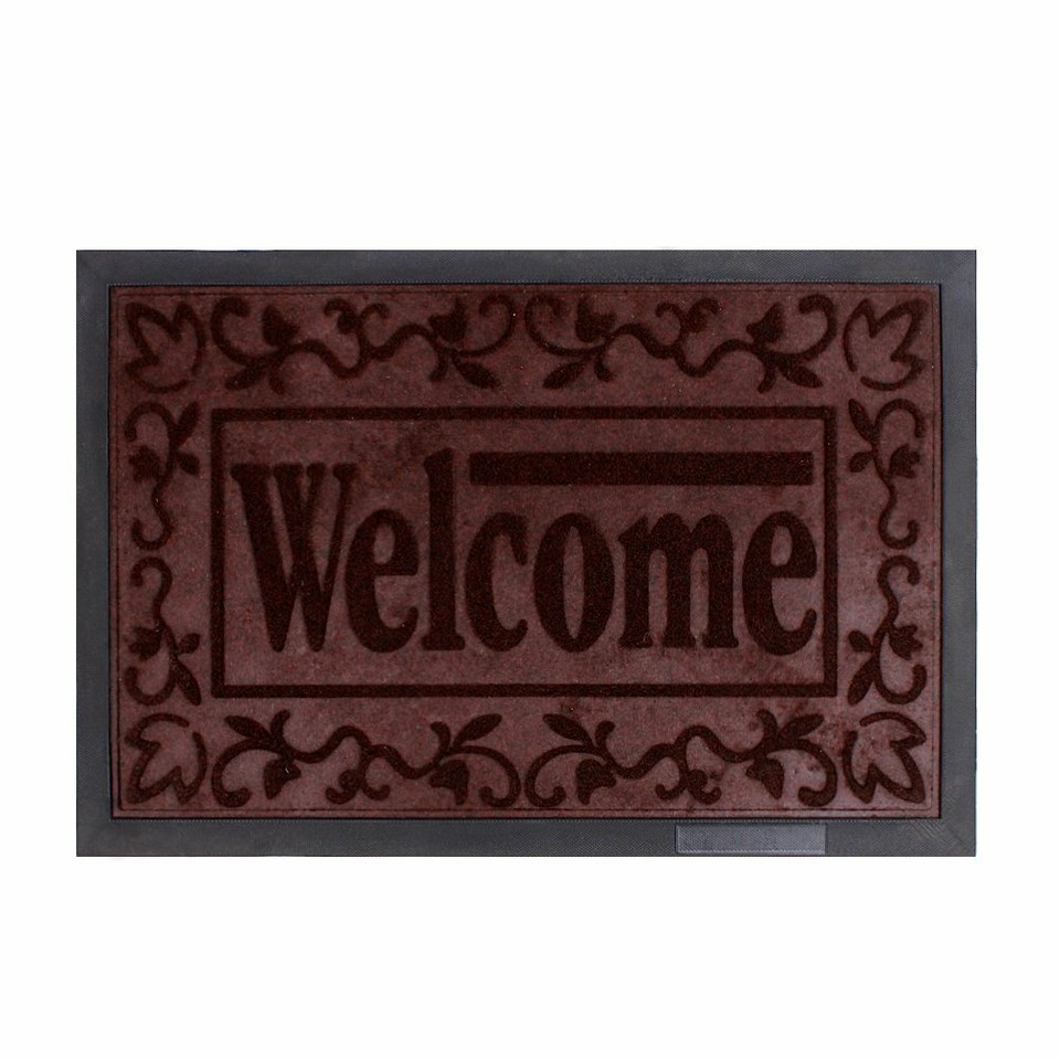 Outdoor Indoor Entrance Doormat Super Absorb Mud Latex Backing NonSlip ...