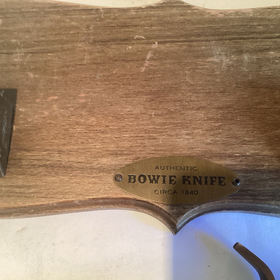 WESTERN W49 BOWIE KNIFE WITH SHEATH And Display Place | eBay