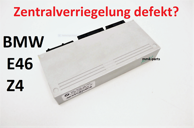 BMW z4 Central Locking ZV General Module Control Unit gm5 Repair e85 ...