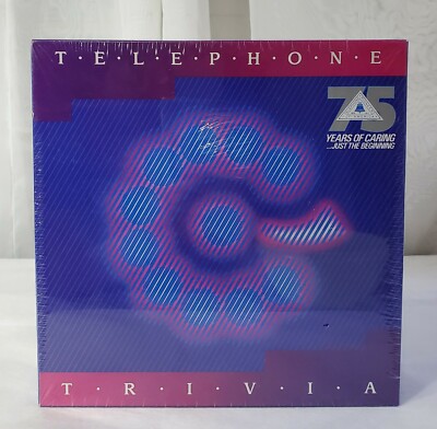 Telephone Trivia Game 1986 New Sealed Box | eBay