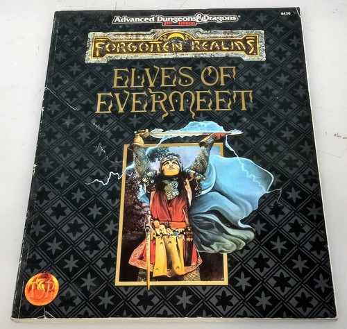 TSR 9430 AD&D Forgotten Realms: FOR5 Elves of Evermeet 1994 ...
