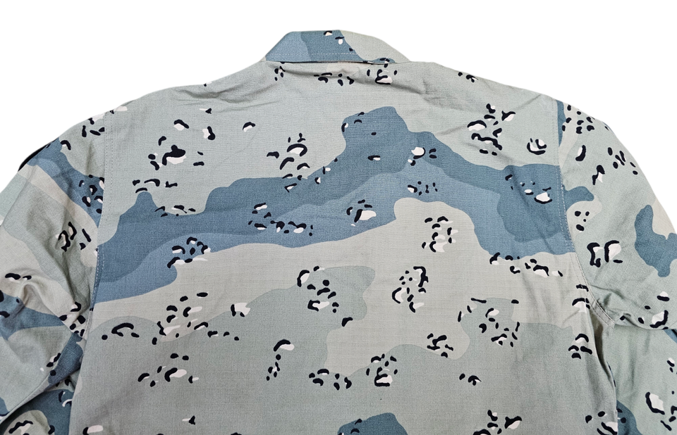 Genuine Saudi Army KSA Border Guard Blue Choc Chip Camo Combat Shirt ...