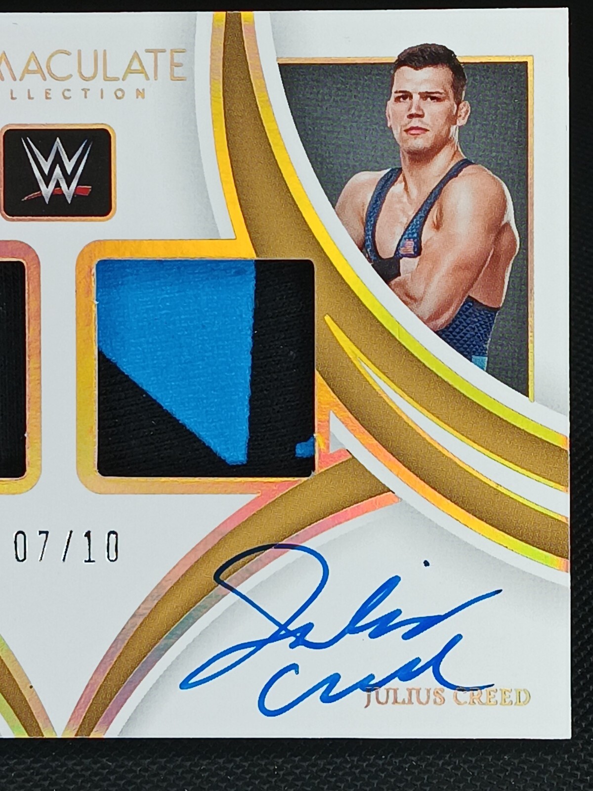 WWE IMMACULATE CREED BROTHERS JULIUS BRUTUS DUAL AUTOGRAPH MEMORABILIA ...