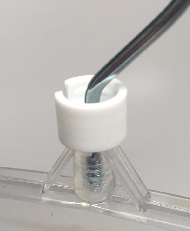 100 Snap On Hanger Size Markers Garment Sizers, Donuts, Bagels, Cubes ...