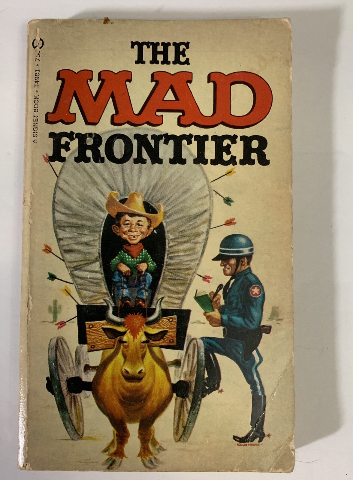 MAD MAGAZINE PAPERBACK #12 F, Mad Frontier, JFK c. 14th Print, Signet ...