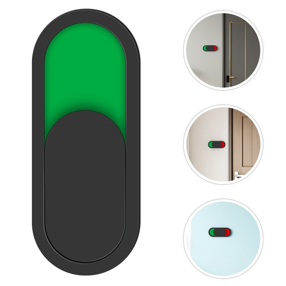 9 Pcs Slide Door Vacant Occupied Indicator Bathroom Signs for Home Not ...