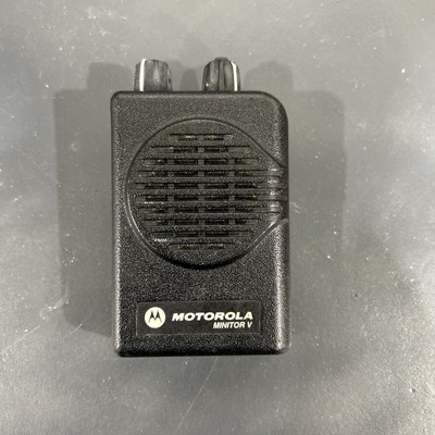 Motorola Minitor V - Voice pager VHF Low Band - Black | eBay