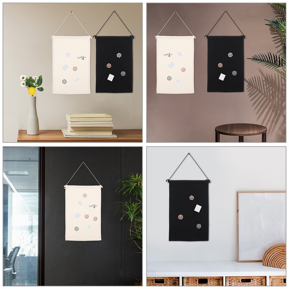 2 Pcs Medal Display Organizer Canvas Banners Wall Hanging Brooch | eBay ...