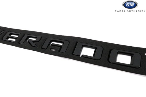 2019-2026 Chevrolet Silverado Trailboss LT Gloss Black Emblems 86539786 ...