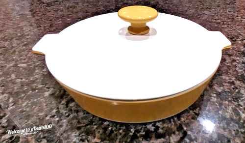 Vintage CorningWare Yellow W/Lid B-8.5-B Skillet 8.5 in ( Excellent ...