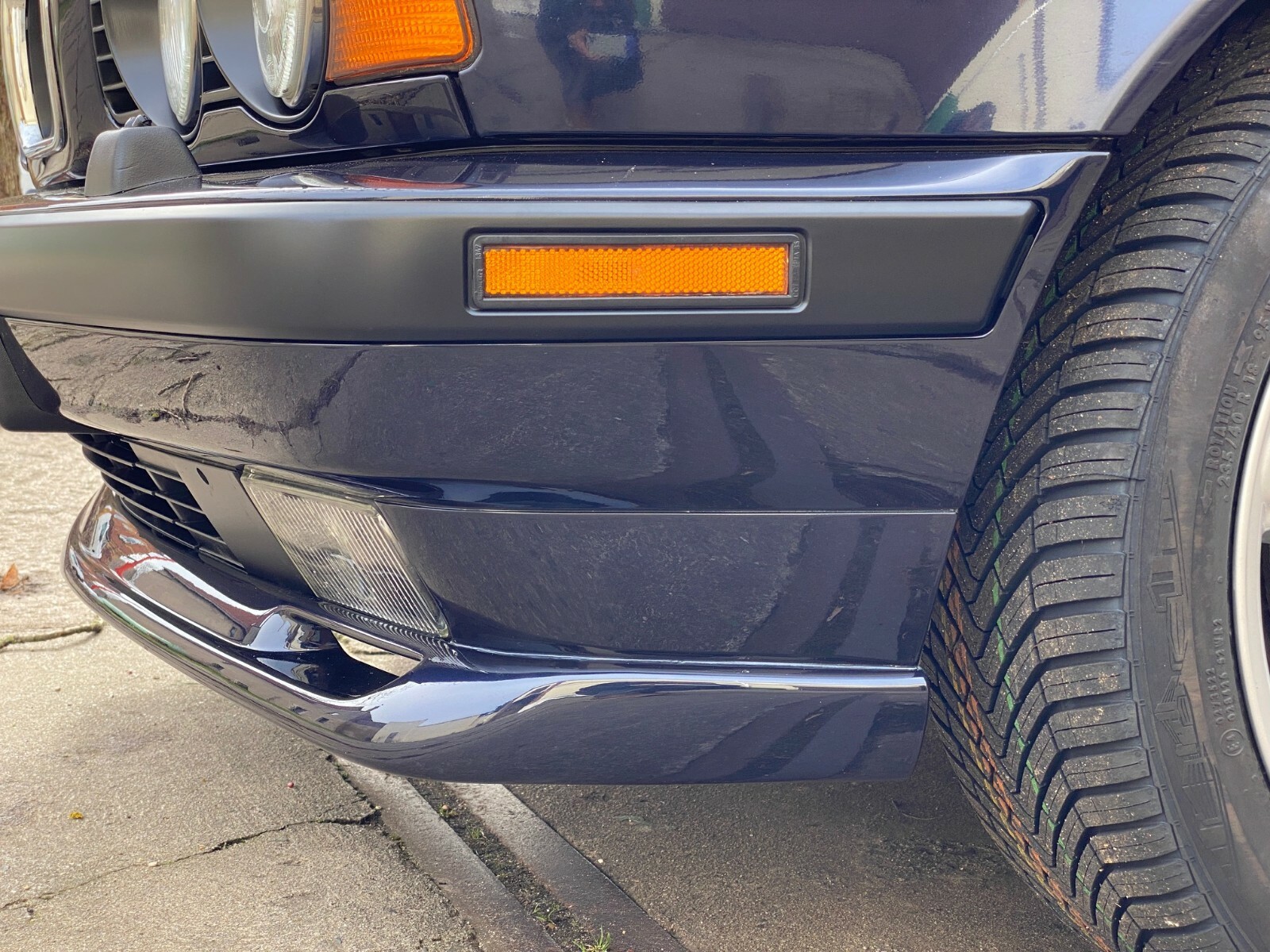 Fit 87-96 BMW E34 Front Spoiler Lip M tech Splitter Lippe diffuser ...