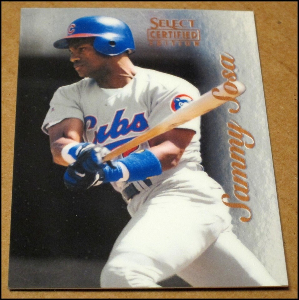 1996 Select Certified Sammy Sosa Baseball Card #59 Chicago Cubs NRMT ...