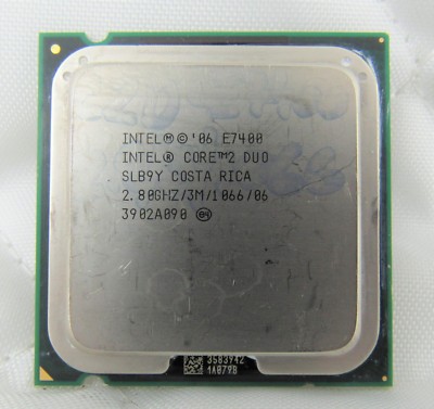 Intel Core 2 Duo E7400 Processor 2.8ghz BX80571E7400 Socket 775 SLB9Y ...