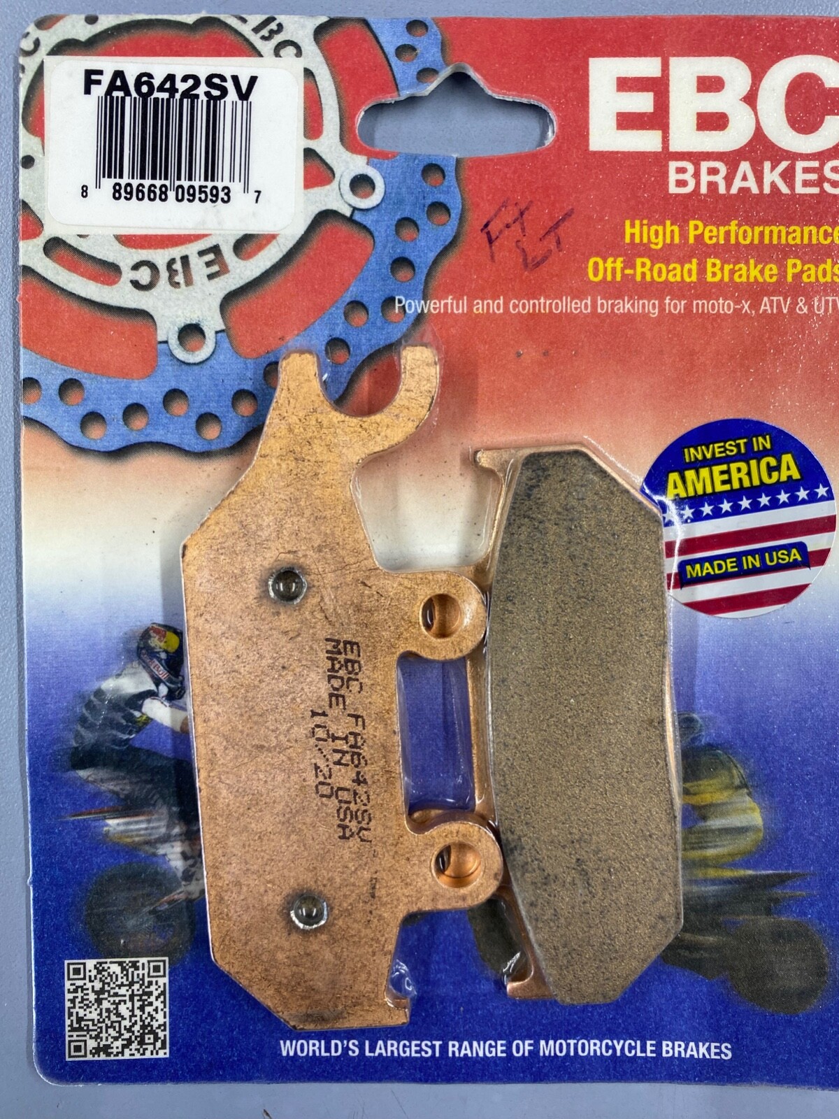 EBC Severe Duty Disc Brake Pads Front Left 14-15 Maverick Commander ...