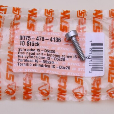 NEU Original Stihl BG SH 56 66 85Sr 200 Schraube IS-D5x20 90754784136 ...