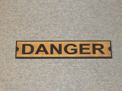 Rustic Style DANGER Wood Door Sign | eBay