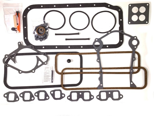 Lincoln/Mercury 368 Y-Block Full Engine Gasket Set BEST Head Intake ...