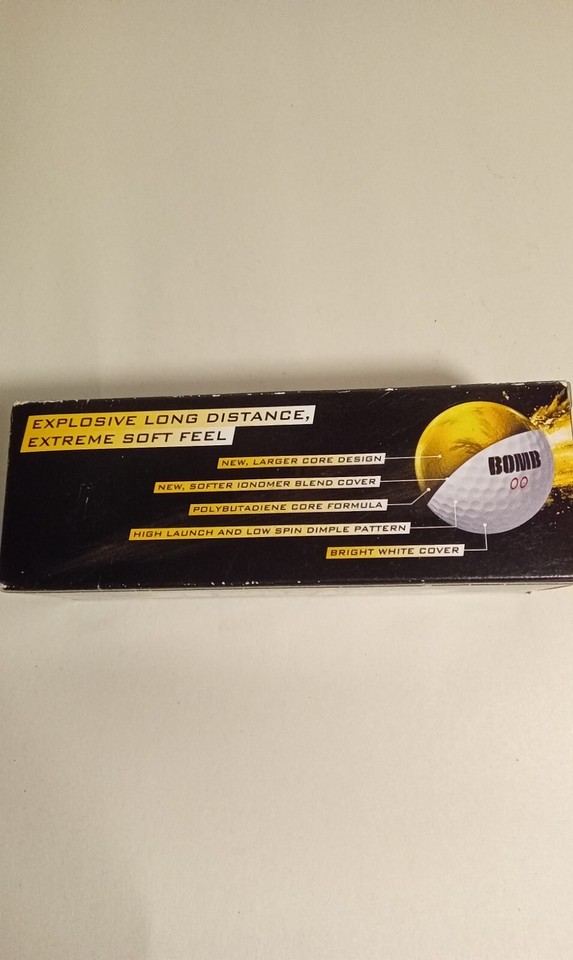 Top Flite BOMB Explosive Distance Golf Balls 3 Pack New | eBay