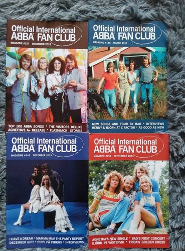 Official International ABBA Fan Club Magazines JOB LOT ( Set 3) | eBay UK