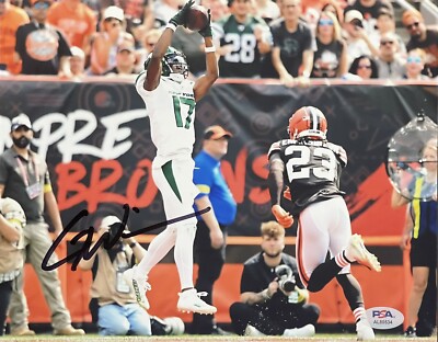 Garrett Wilson Signed Autographed New York Jets OROY PSA/DNA COA | eBay