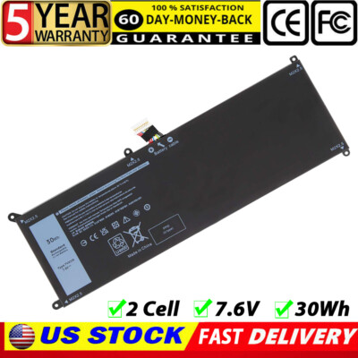 For Dell Latitude 12 7275 Internal 7.6V 30Wh 3910mAh Battery - 0V55D0 ...
