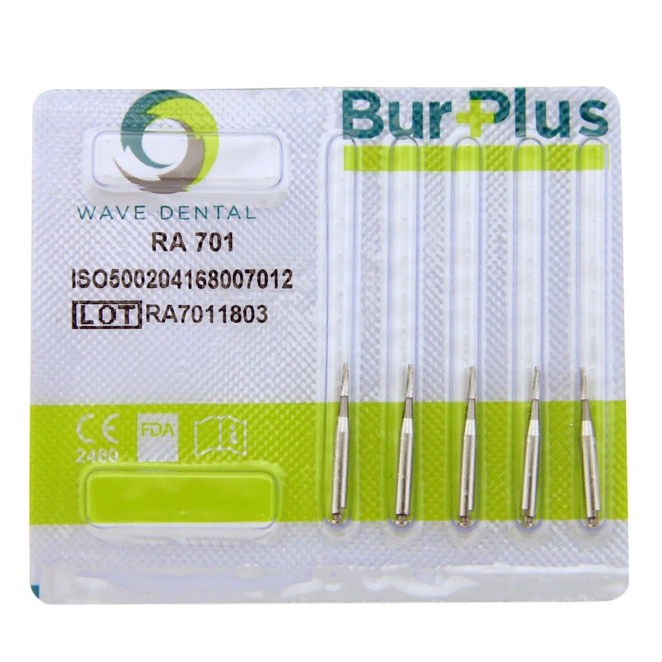 Wave Dental Slow Speed Latch Bur Tungsten Carbide Round Fissure Invert ...