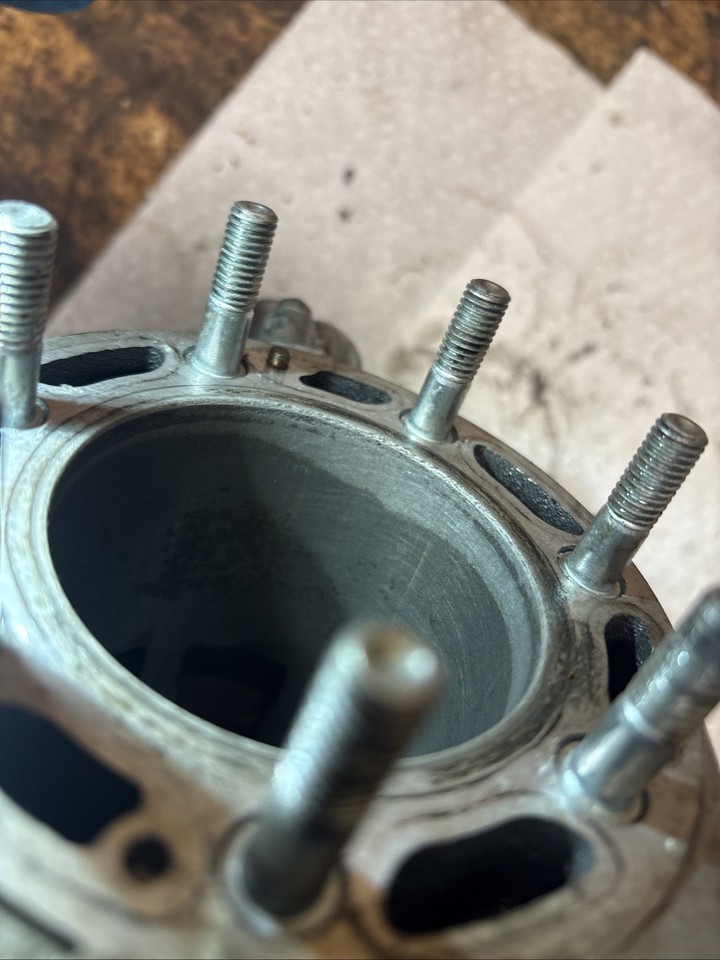 2000 00 KX250 KX 250 OEM Engine Top End Cylinder Jug Barrel Pot Bore ...