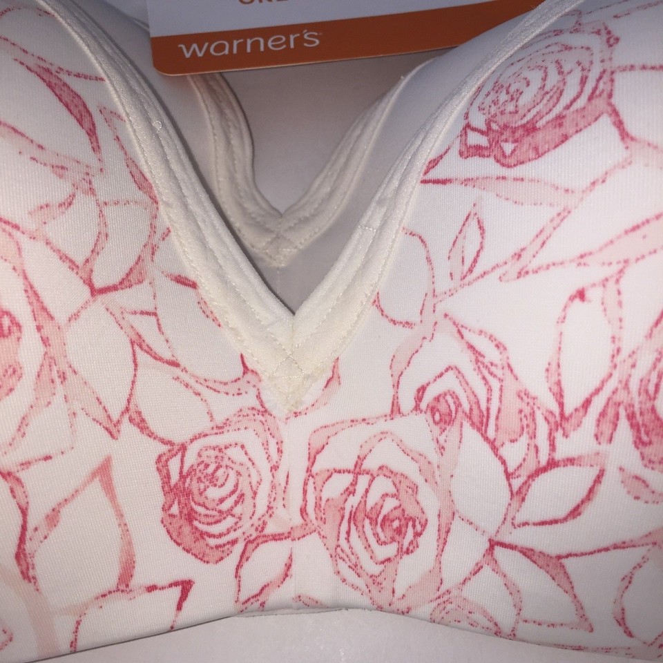 Warner's Bra Wirefree Padded Seamless Cup Invisible Lined TWO 2 TShirt ...