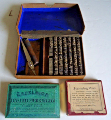 Antique Misc. Lot Stamps , Stamping / letters Excelsior & Others | eBay