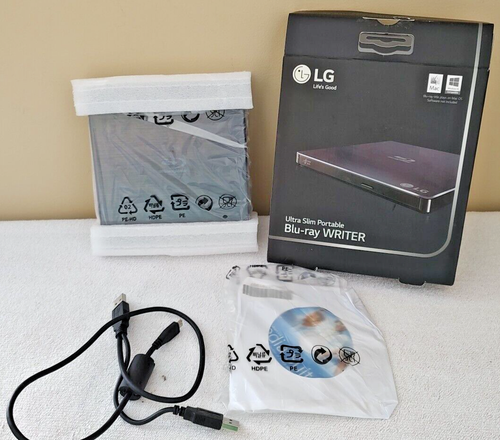 LG BP50NB40 USB 2.0 Slim Portable Blu-ray/ DVD Writer New Open Box | eBay