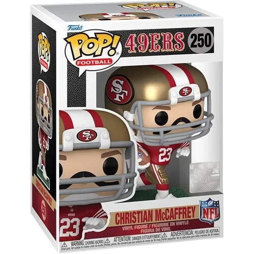 Christian McCaffrey Funko Pop! NFL Vinyl Figure #250 San Francisco ...
