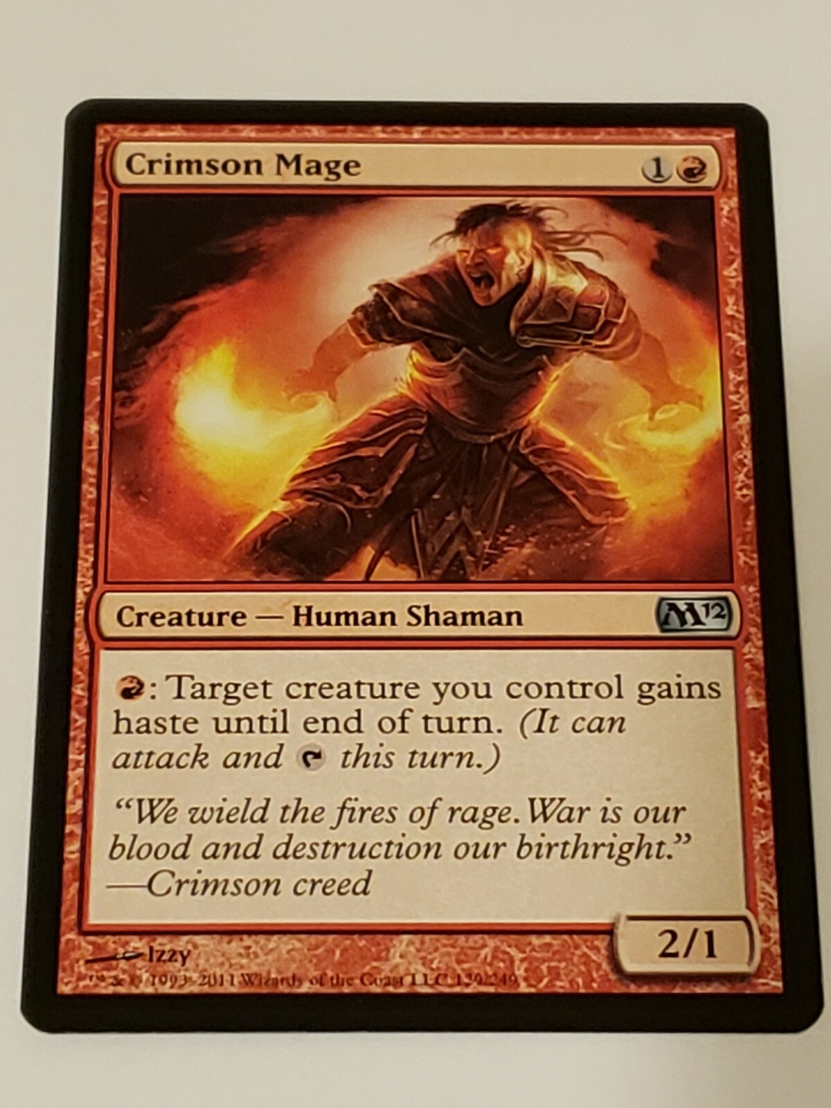 Crimson Mage M12 Mtg Card Mint Condition | eBay