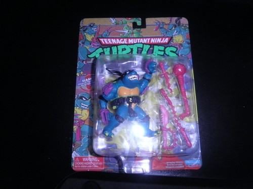 teenage mutant ninja turtles retro reissue - slash - 100% complete moc ...