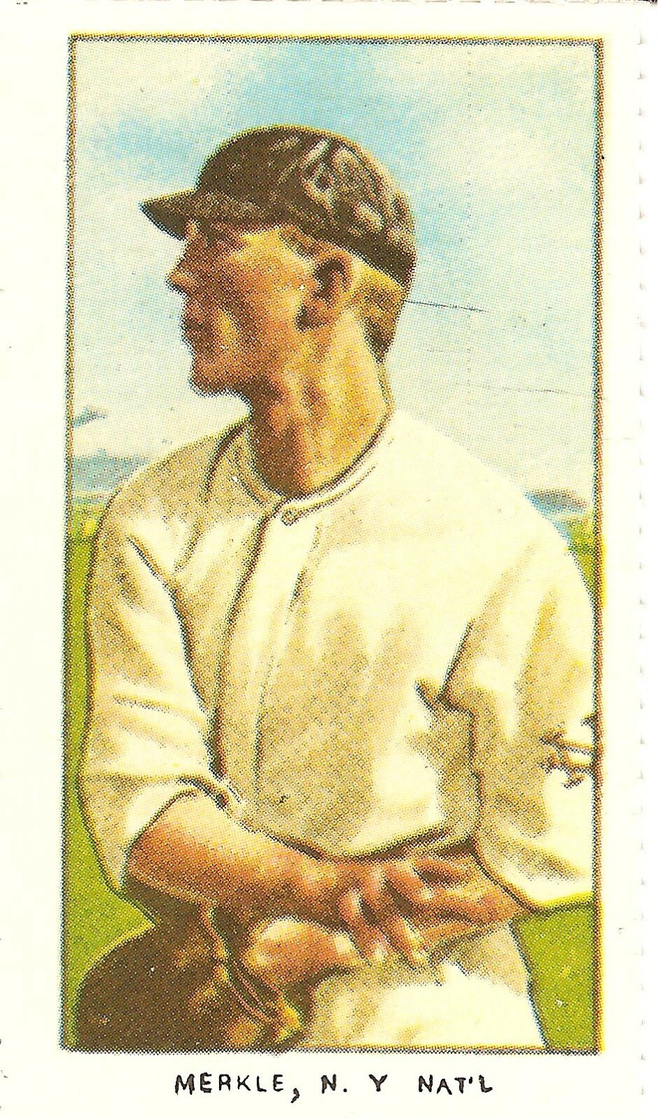 DOVER REPRINT FRED MERKLE BASEBALL CARD NY | eBay