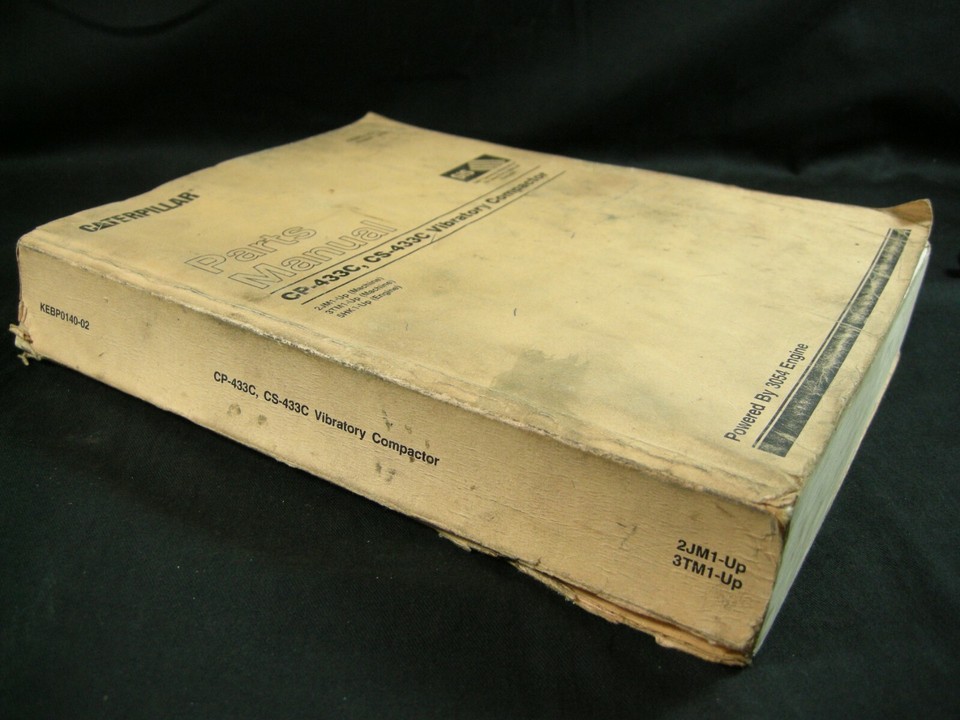 CAT Caterpillar CP-433C CS-433C Vibratory Compactor Parts Manual Book ...