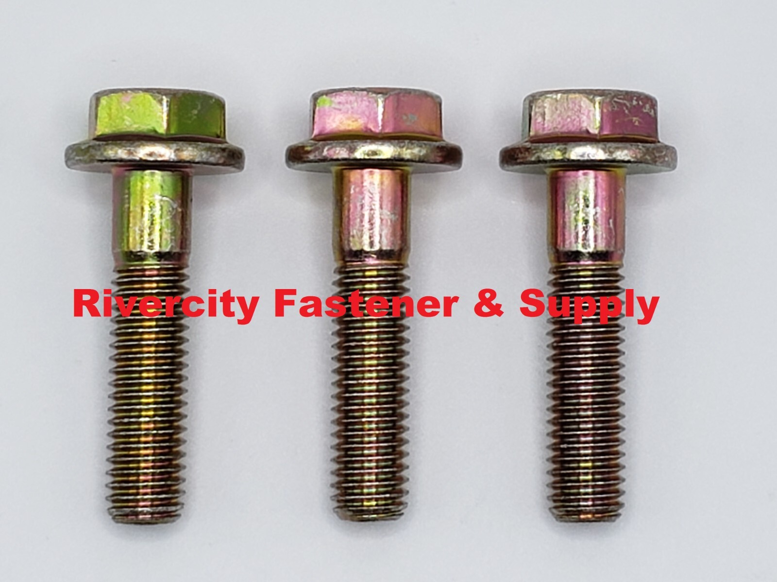 (50) M8-1.25x35 Hex Flange Bolts M8x1.2x35 Grade 10.9 DIN 6921 Screws ...