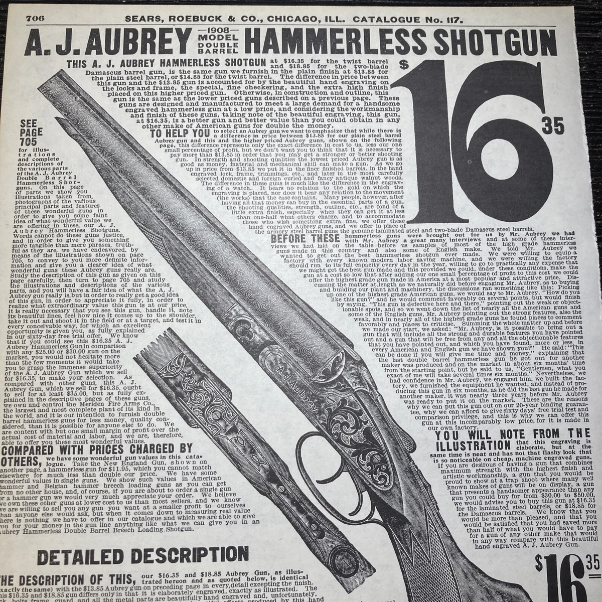 Paper Double Barrel Shotgun