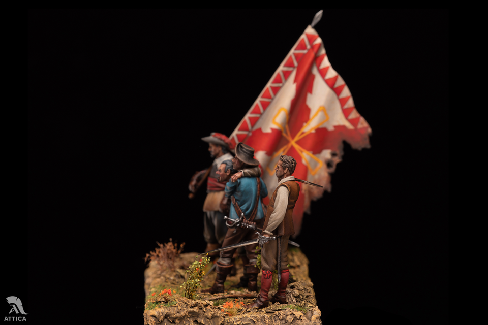 Spanish Tercio at battle 54mm Painted Tin Toy Soldier Pre-Sale | Art | eBay
