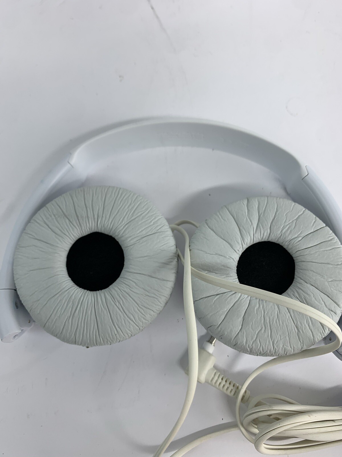 Sony-1-7-1-Konan Minato-ku Wired Headphones White Over the Ear Folding ...