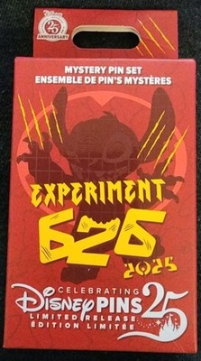 NEW UNOPENED 2025 Disney Stitch Experiment 626 Day Mystery Box Sealed 2 ...