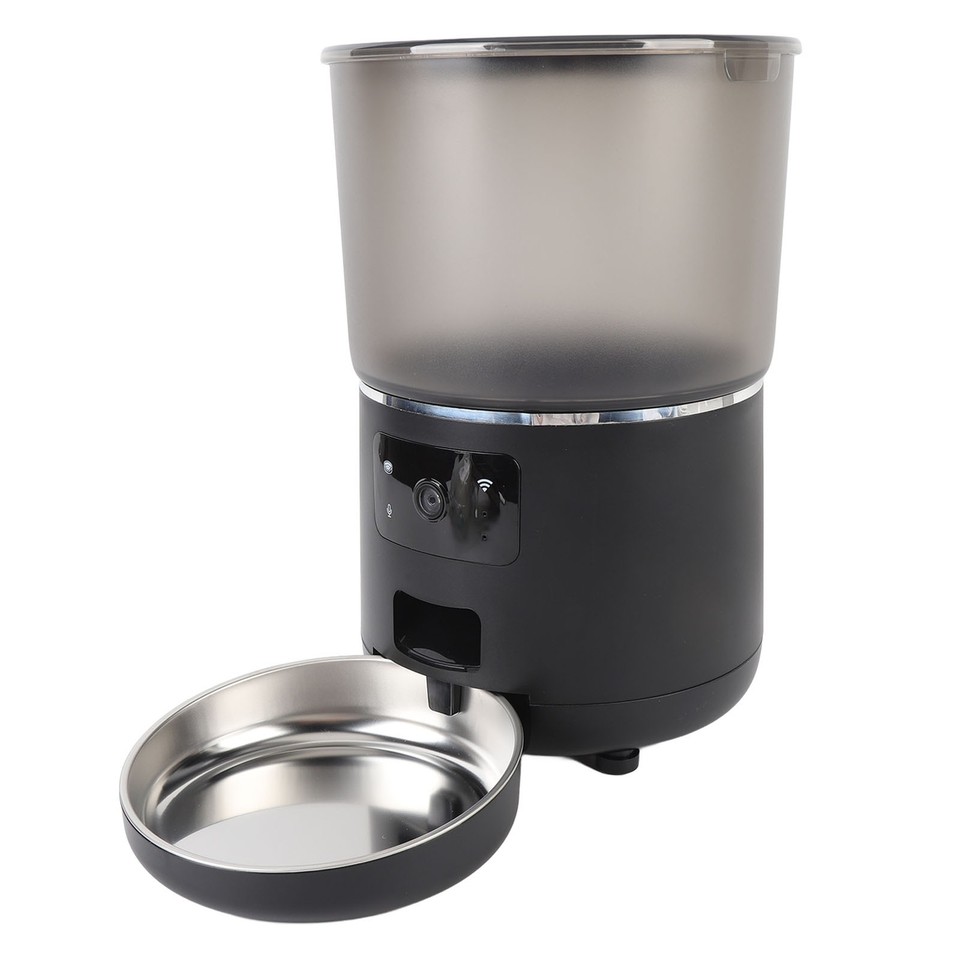 Pet Automatic Feeder APP Control Smart Timer Food Dispenser 100-240V US ...