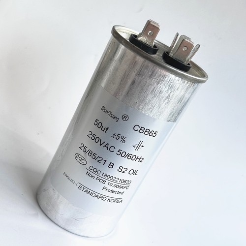 50uF 50MFD CBB65 250VAC Air Conditioner Appliance Motor Start Run ...