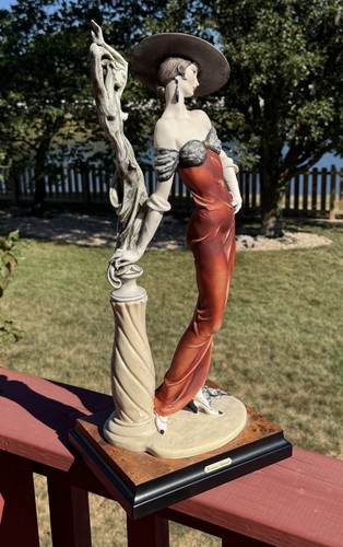 Signed GIUSEPPE ARMANI 1992 FASCINATION Lady w/Sculpture 951/5000 ...