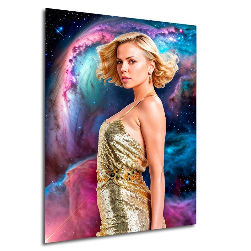 CHARLIZE THERON Actress Model Diva Belles #1/7 ACEO Art Print Card by ...